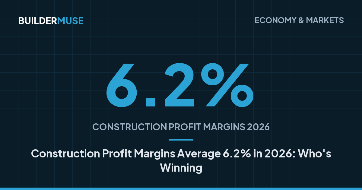Construction Profit Margins Average 6.2% in 2026: Who's Winning ...