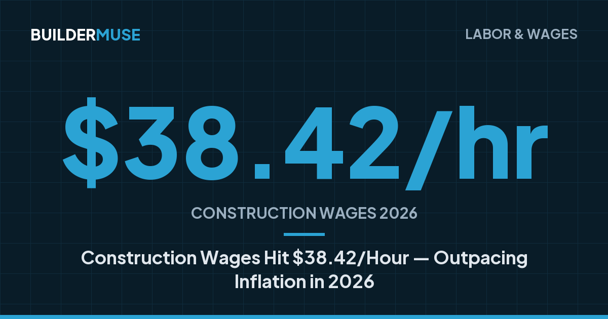 Construction Wages Hit $38.42/Hour — Outpacing Inflation in 2026 ...