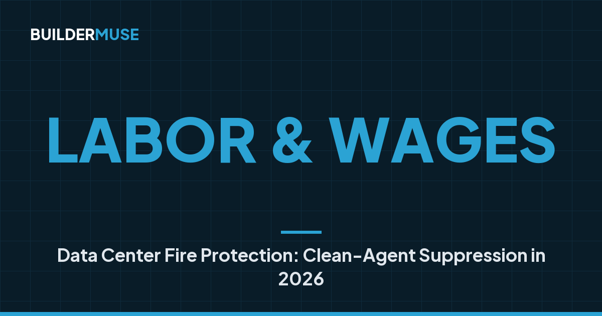 Data Center Fire Protection: Clean-Agent Suppression in 2026 | Buildermuse