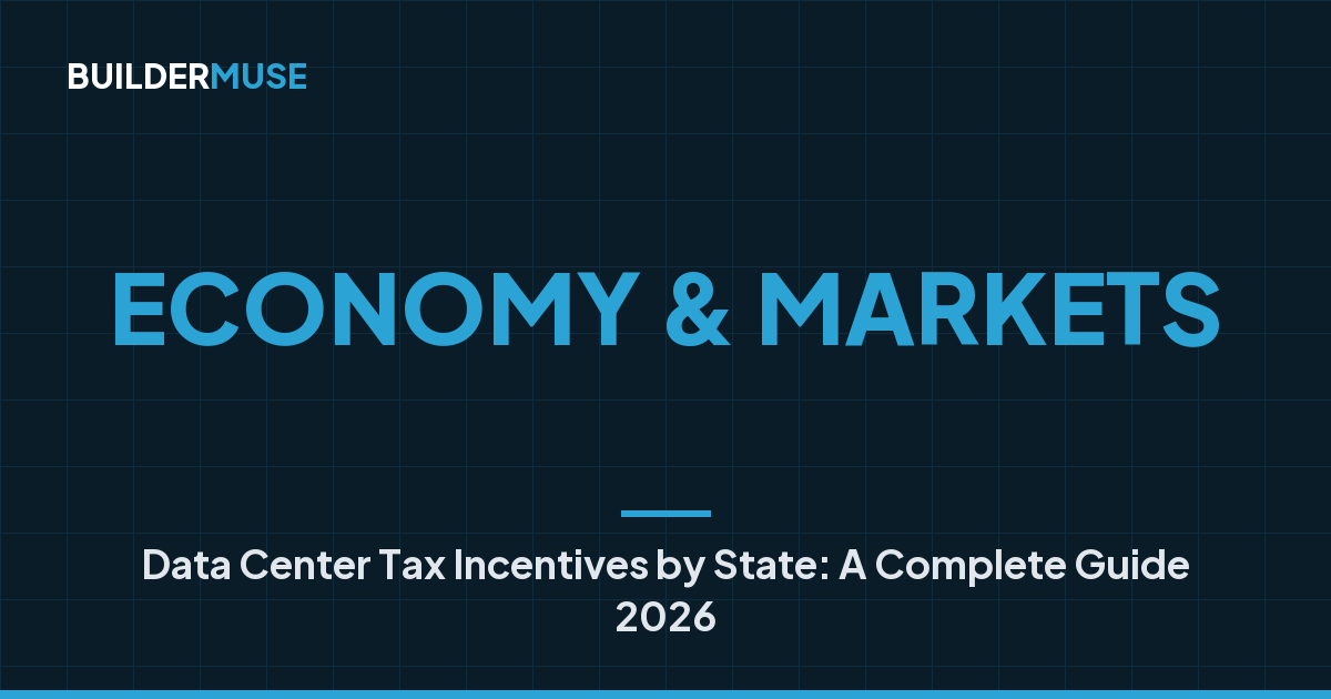 Data Center Tax Incentives by State: A Complete Guide 2026 | Buildermuse