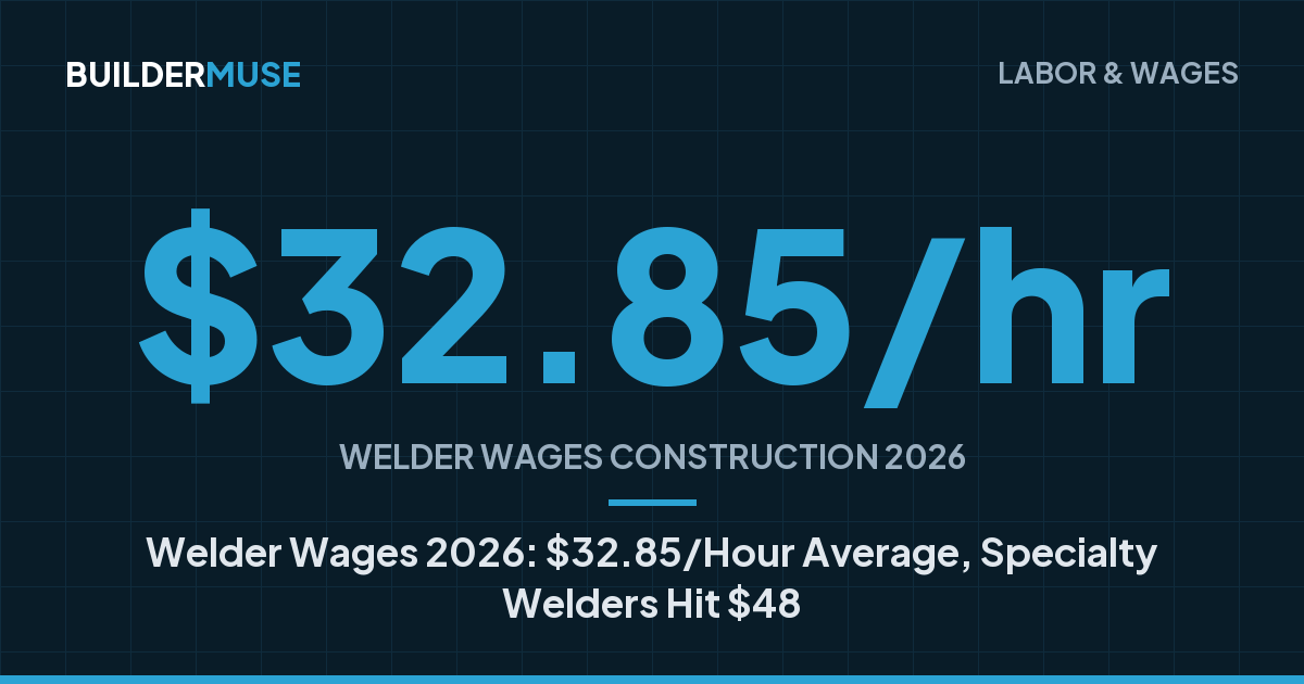 Welder Wages 2026: $32.85/Hour Average, Specialty Welders Hit $48 ...